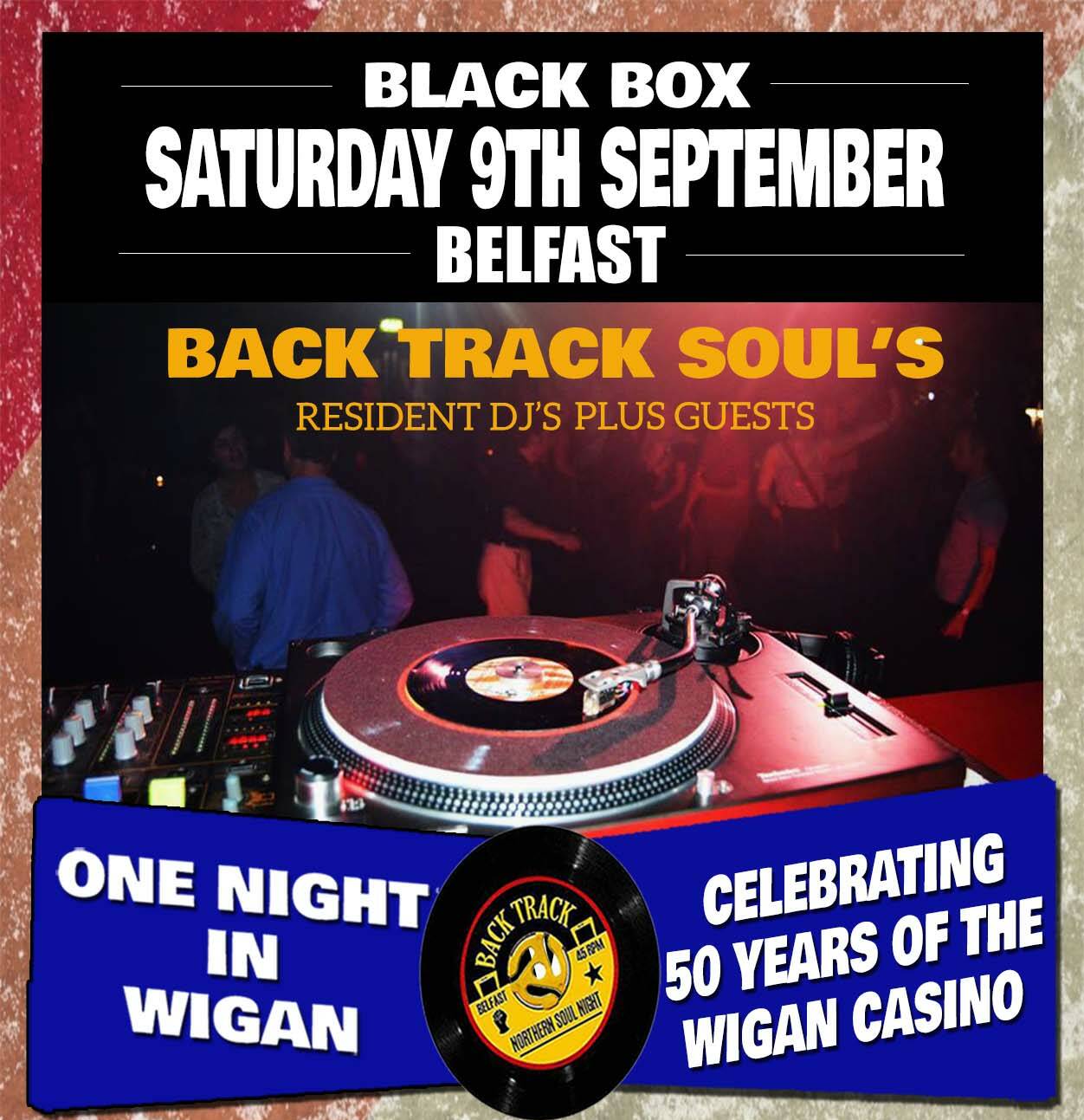 Back Track Soul's Resident DJs plus Special Guests | The Black Box